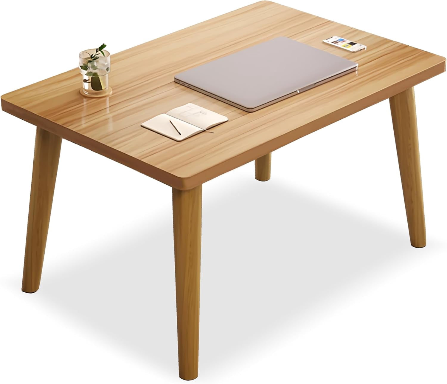 ChengZhiqiangqgwg Small Coffee Table Low Table Solid Wood Sturdy Floor ...