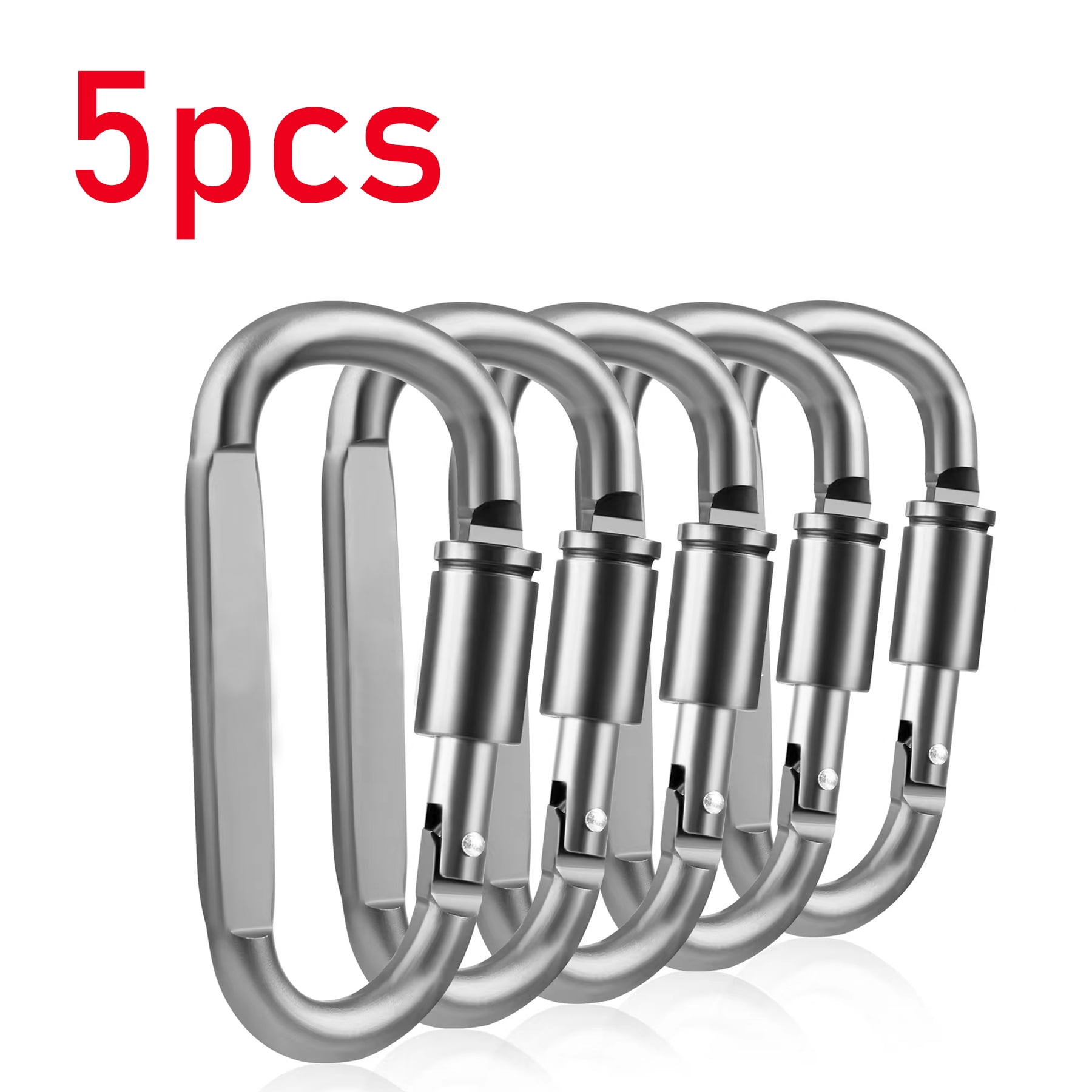 ChengZhiqiangqqwq Survival D-ring Large Carabiner 1/10Pcs Keychain Clip ...