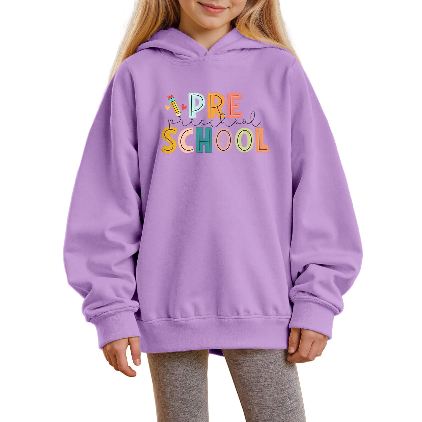 Chenglor Back To School Cute Hoodies for Girls 10-12 Toddler Girls ...
