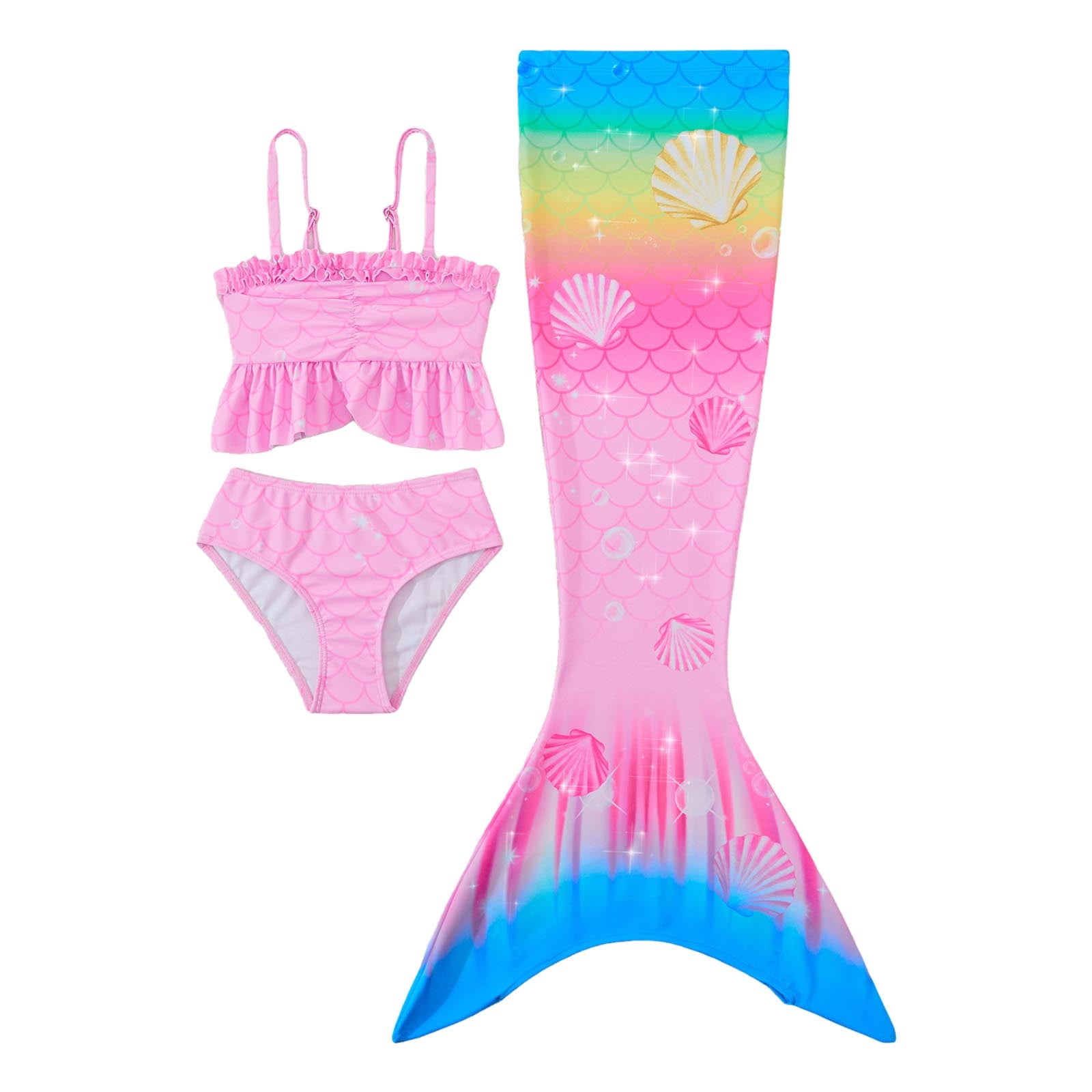 Chenglor Tail Set For Girls Mermand Mermaiii Merwoman Beauty Fish 3 ...
