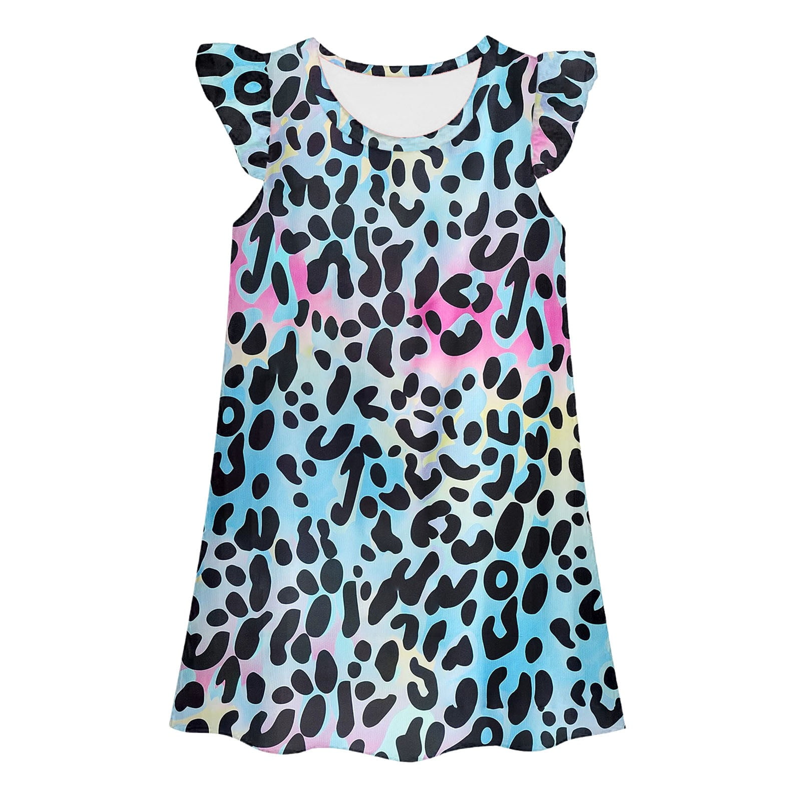 Chenglor Toddler Girl Pajama Dress 8-9 Years Green Nightgowns for Girls ...