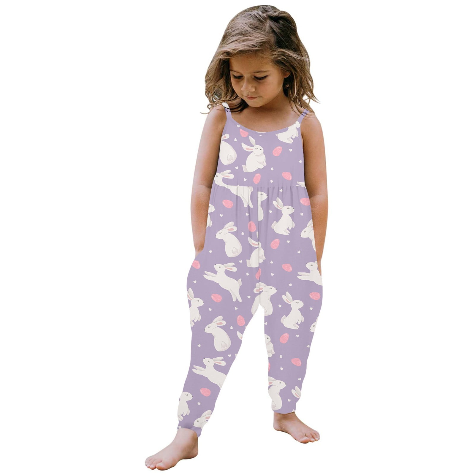Chenglor Toddler Girls Baby Romper Girl Jumpsuit Kids Floral Cartoon ...