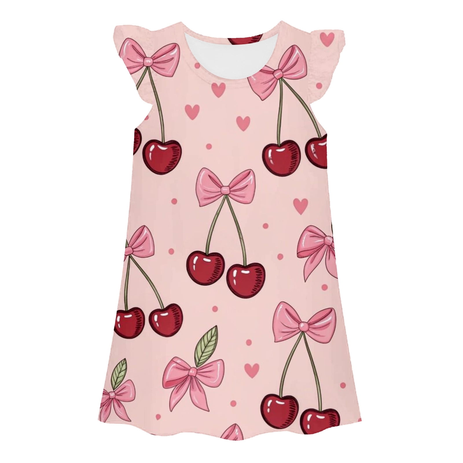 Chenglor Toddler Nightgowns For Girls Size 7-8 Years Wine Princess ...
