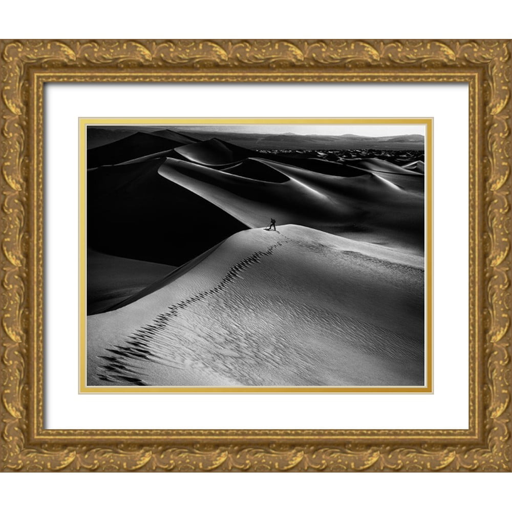 Chenglu, Simon 32x26 Gold Ornate Wood Framed with Double Matting Museum Art Print Titled - One ...