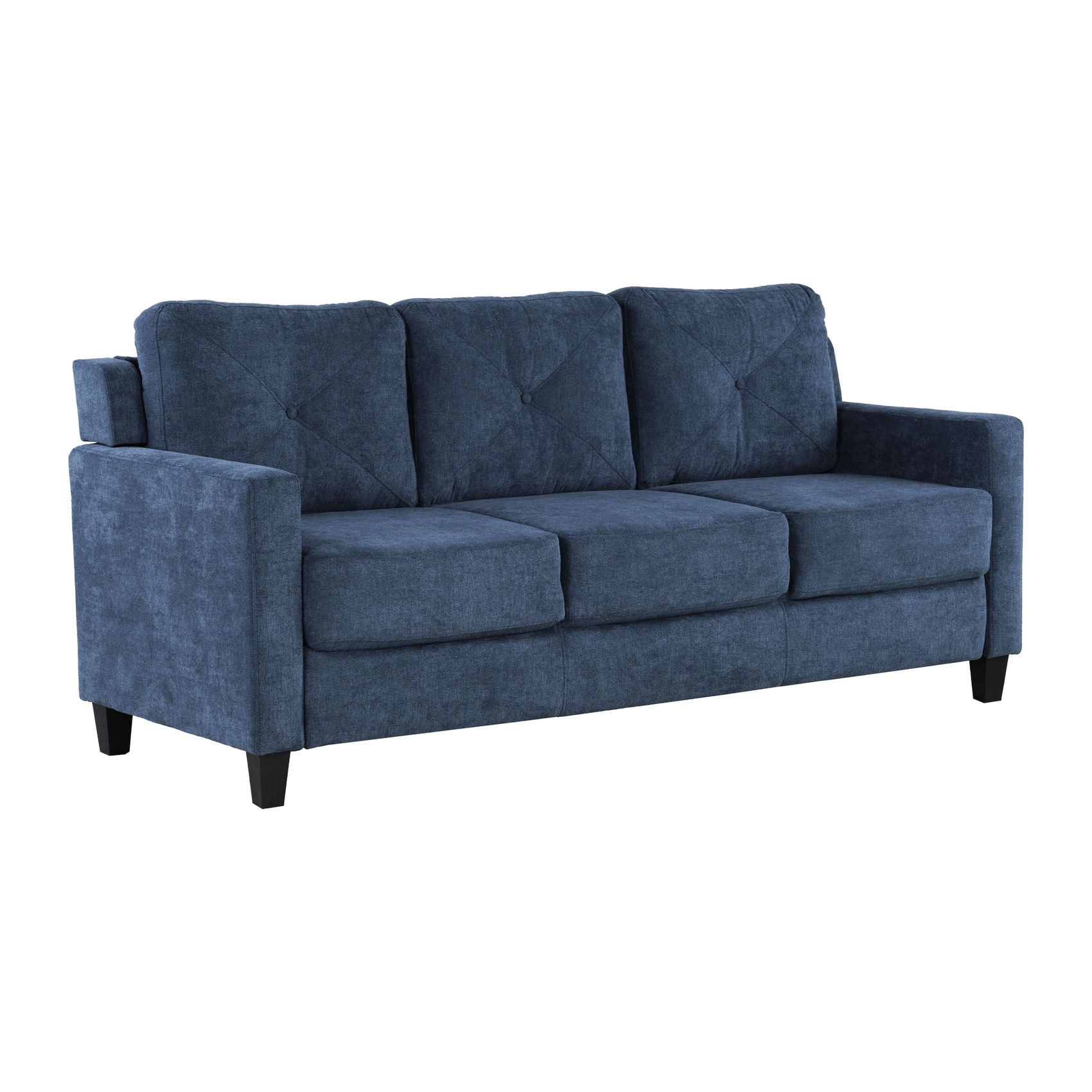 Chenille 3-Sitter Sofa with Streamlined Design / Effortless Assembly ...