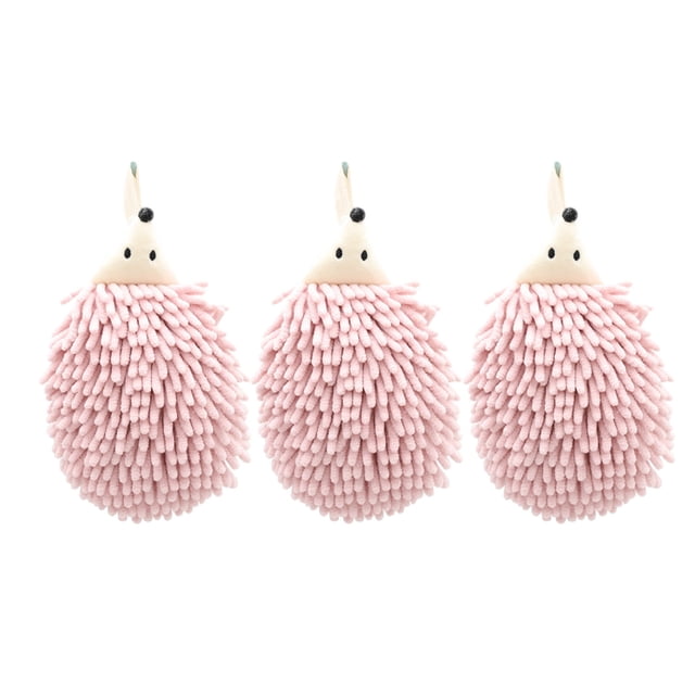 Chenille Ball Hand Towels Set of 3 – Soft, Absorbent, Quick-Dry ...