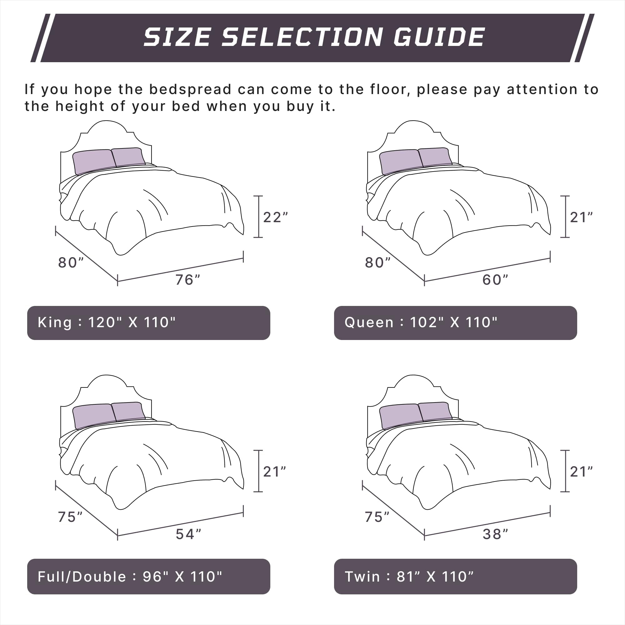 Chenille Bedspread 3 Pieces Set Full/Double Size, 100% Cotton ...