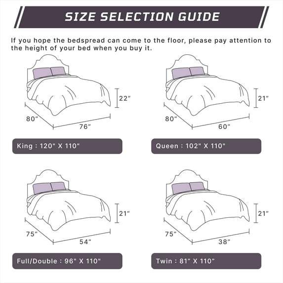 Chenille Bedspread 3 Pieces Set Full/Double Size, 100% Cotton ...