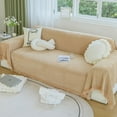 Chenille Cream Sofa Cover Cloth Towel Four Seasons Universal Simple ...