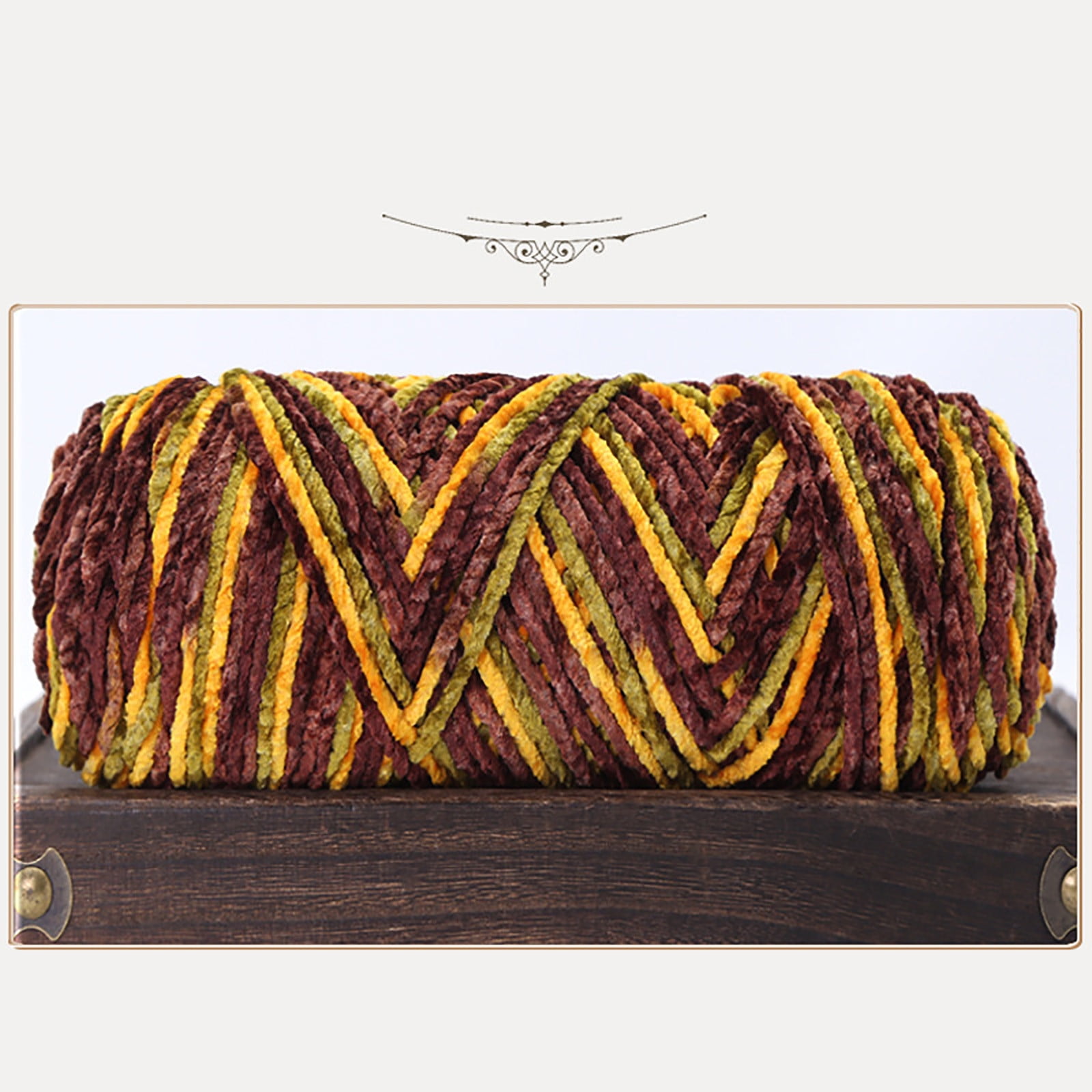 Chenille Crochet Knitting Yarn | Soft Winter Thermal Braid Craft Line ...