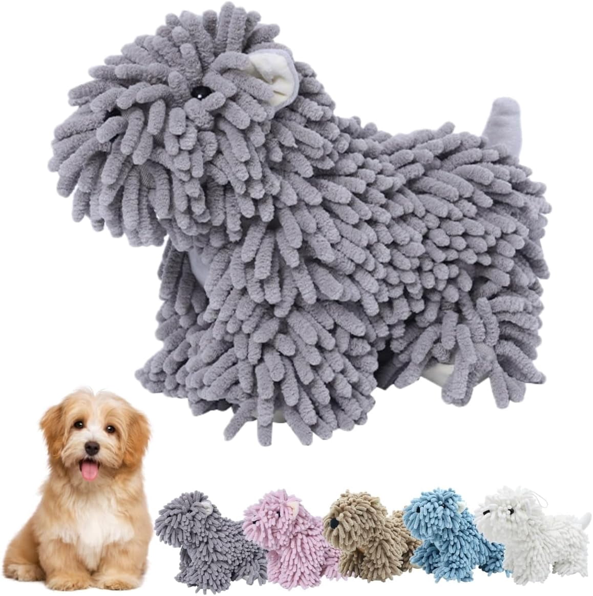 Chenille Dog Hand Towel Fuzzy Dog Towel,10.2x5.1 Inch Dog Hand Towels ...