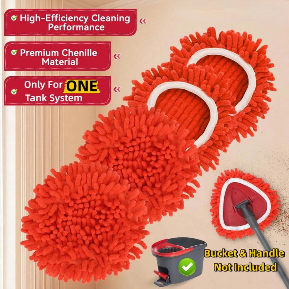 Chenille Duster Replacement Heads for 2025 Unique Design Heads Turn Mop ...