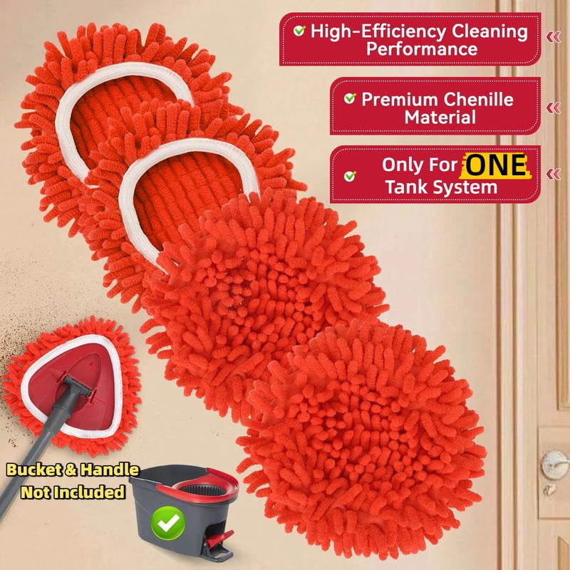 Chenille Duster Replacement Heads for2025 Unique Design Heads Turn Mop ...