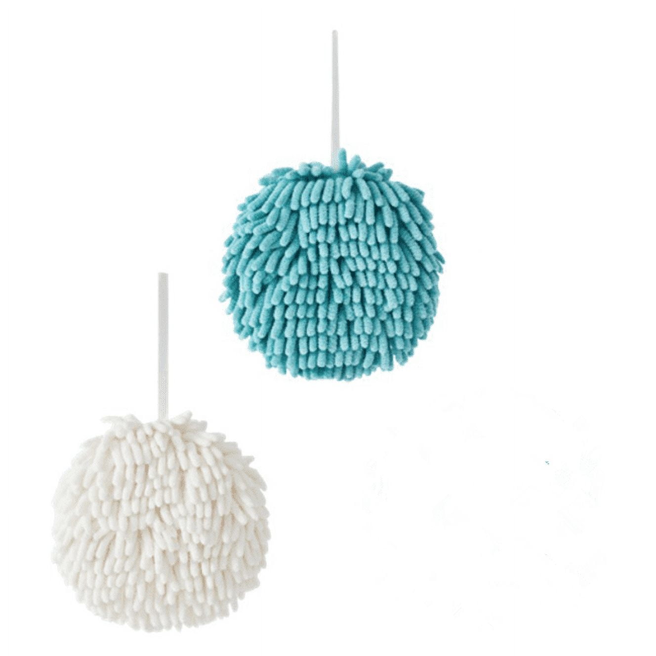 Chenille Hand Towels Ball Quick Dry Hand Bath Towel Soft Absorbent ...