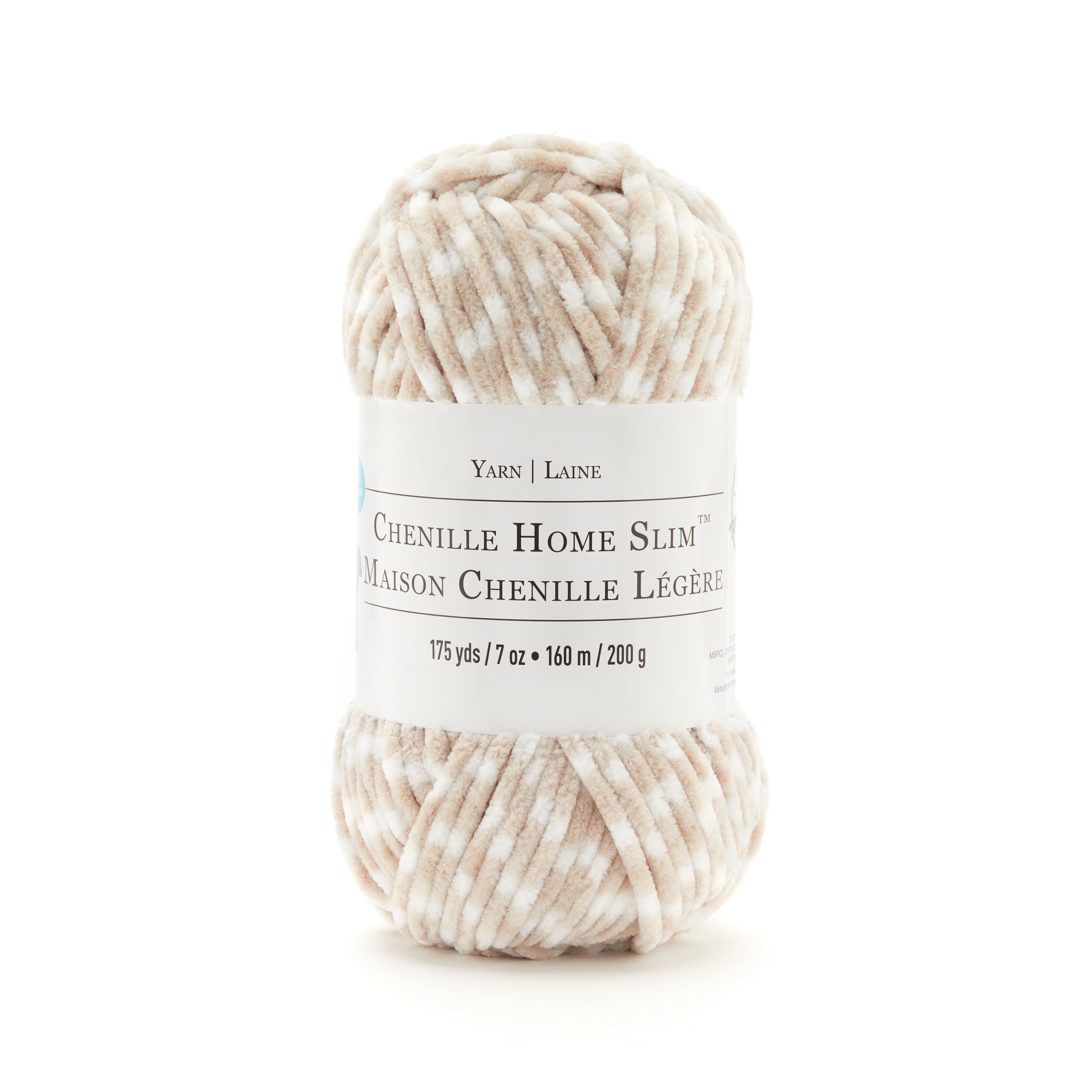 Chenille Home Slim Prints Yarn by Loops & Threads - Yarn for Knitting ...
