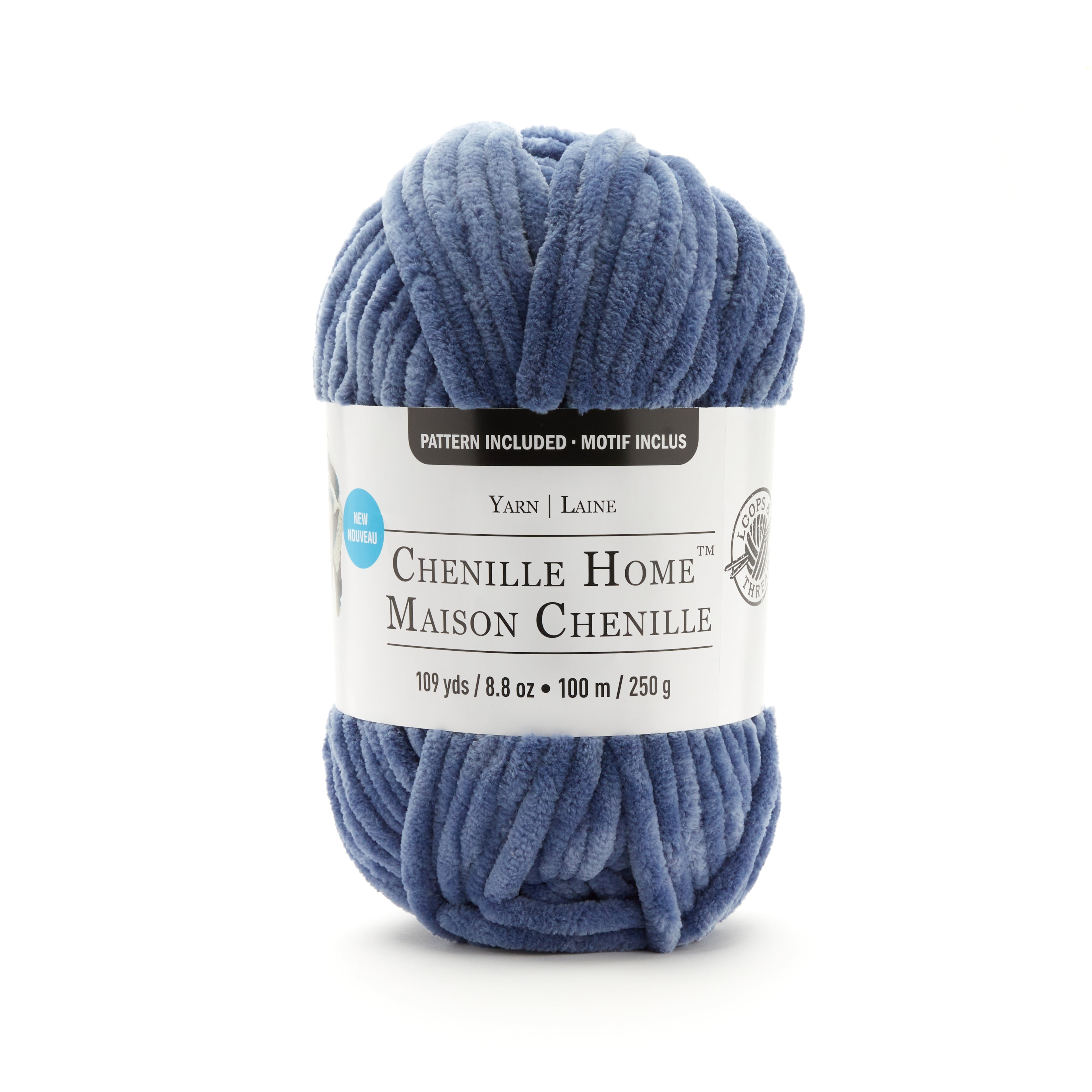 Chenille Home Yarn by Loops & Threads - Yarn for Knitting - Crochet ...