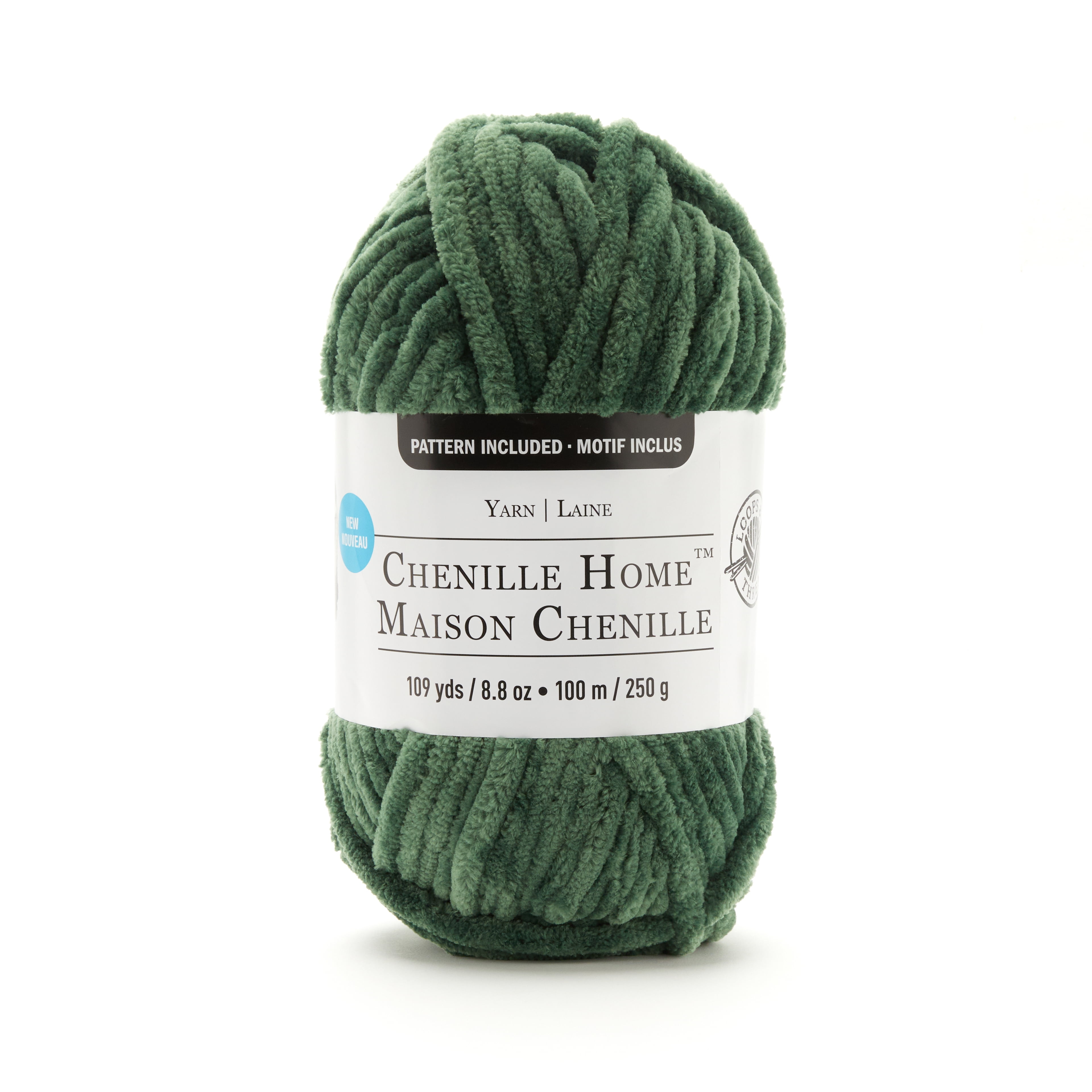 Chenille Home Yarn by Loops & Threads - Yarn for Knitting - Crochet ...
