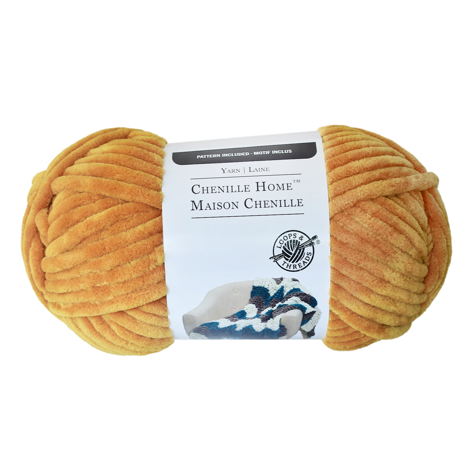 Chenille Home Yarn by Loops & Threads - Yarn for Knitting - Crochet ...