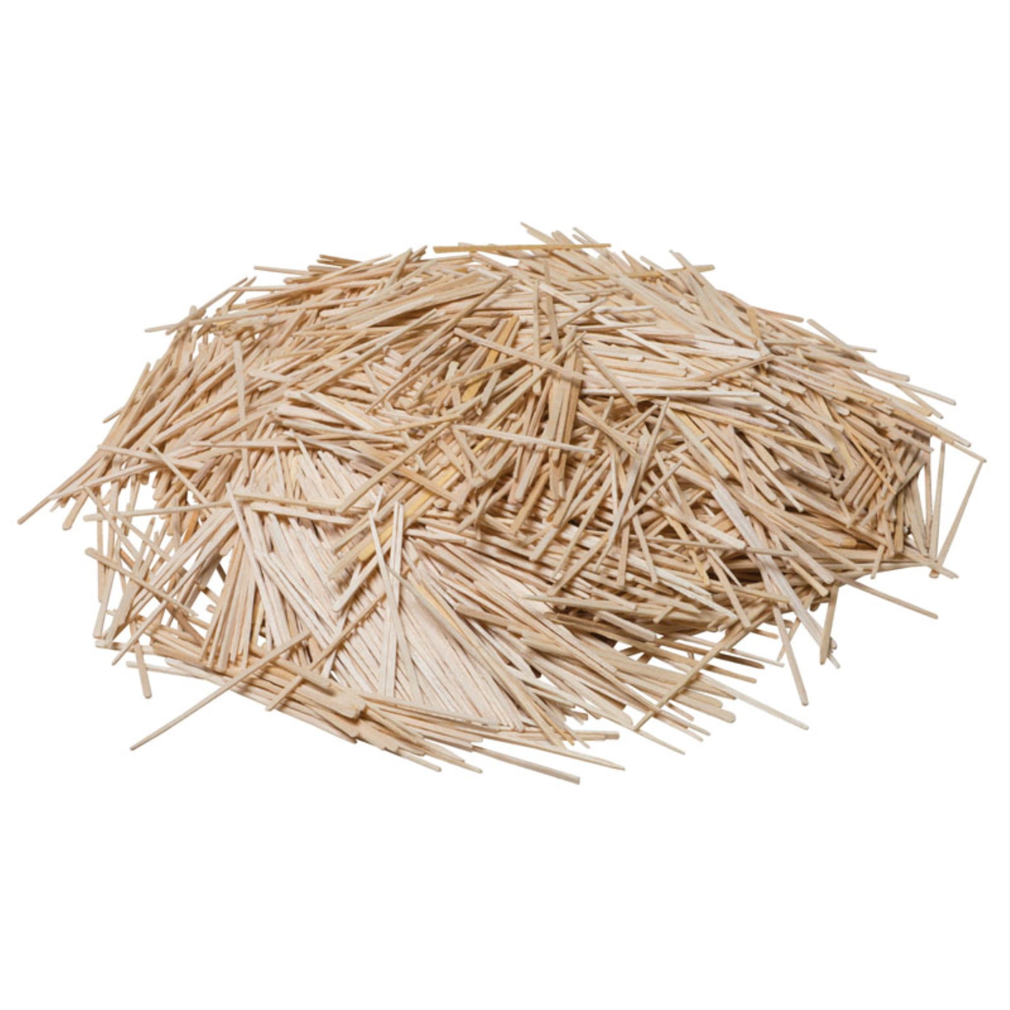 Chenille Kraft Flat Wooden Toothpicks, Natural Wood, Pack of 2500 ...