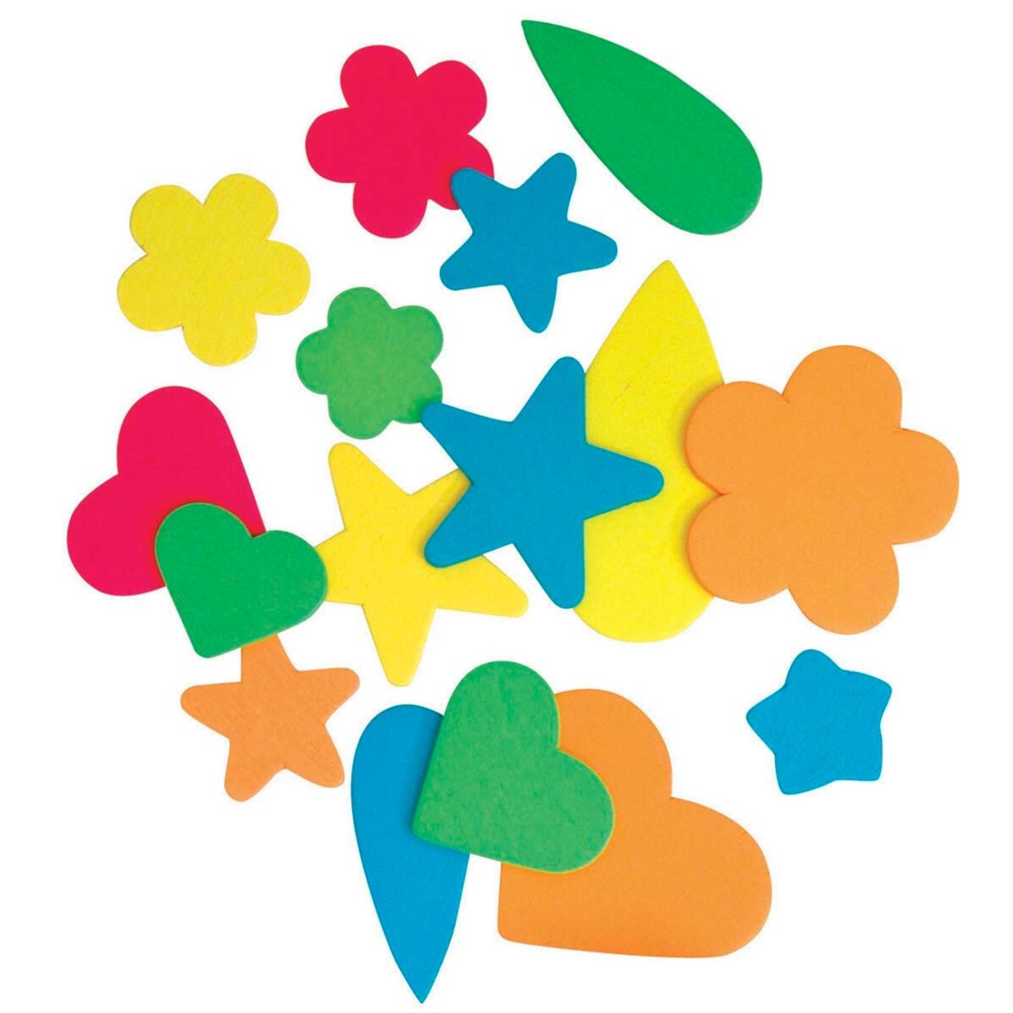 Chenille Kraft Creativity Street Wood Party Craft Shapes Assorted ...