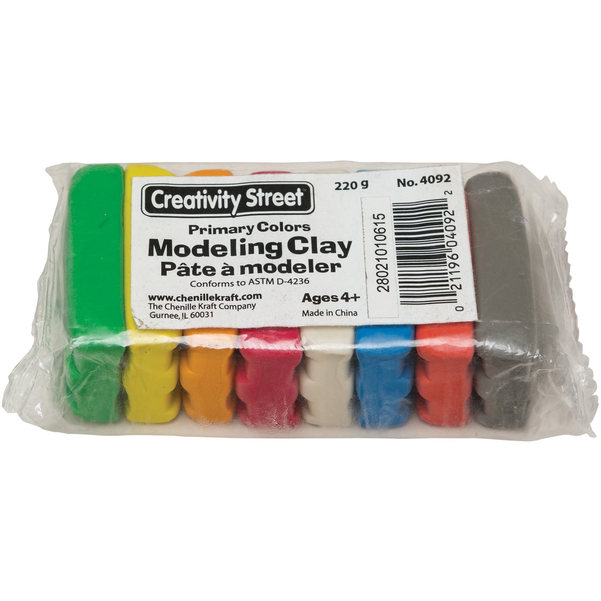 Chenille Kraft Modeling Clay Assortment, 27 1/2g each Assorted Bright ...