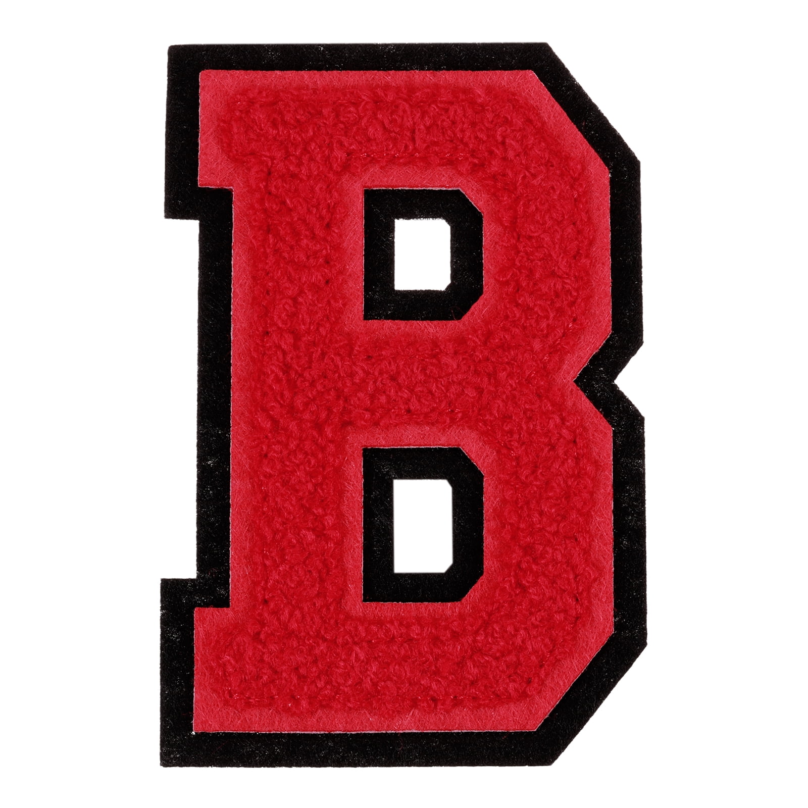 Chenille Letter Patches, 4" Alphabet B Iron on Patches for Repairing ...