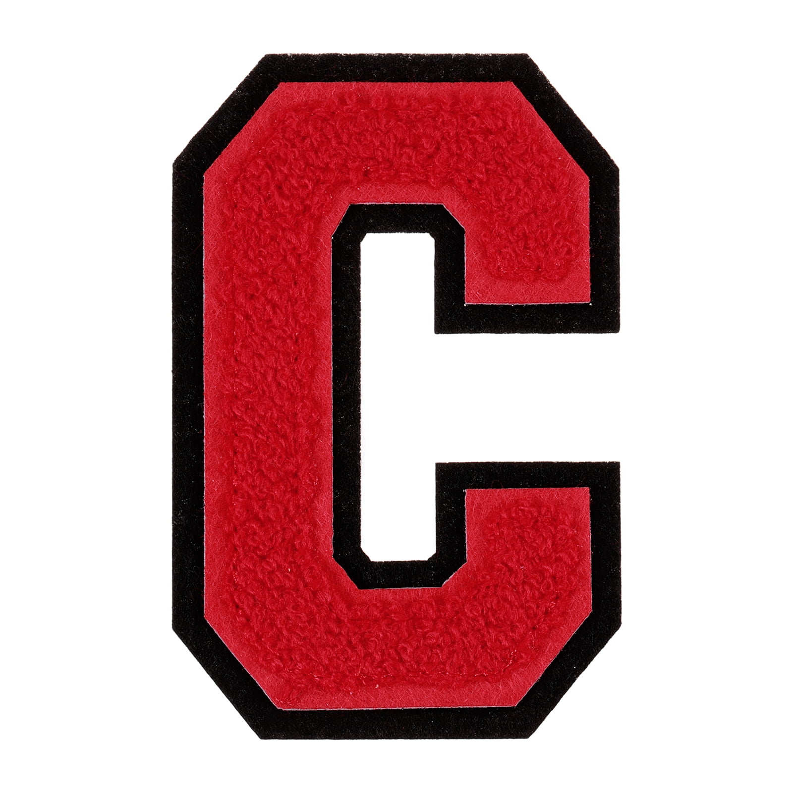 Chenille Letter Patches, 4" Alphabet C Iron on Patches for Repairing ...