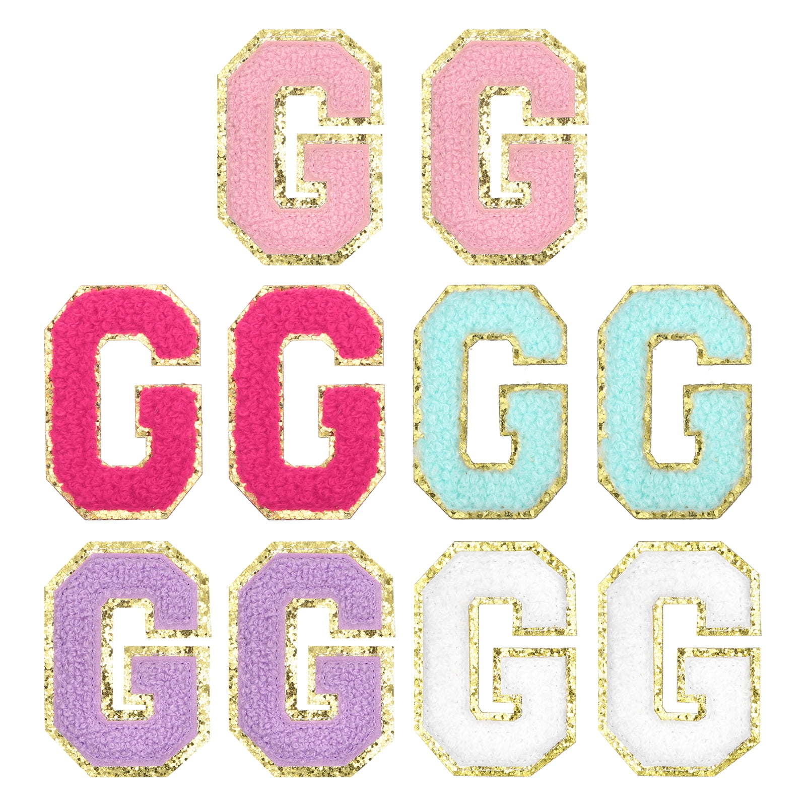 Chenille Letter Patches Self Adhesive Alphabet G Stickers for Clothing ...