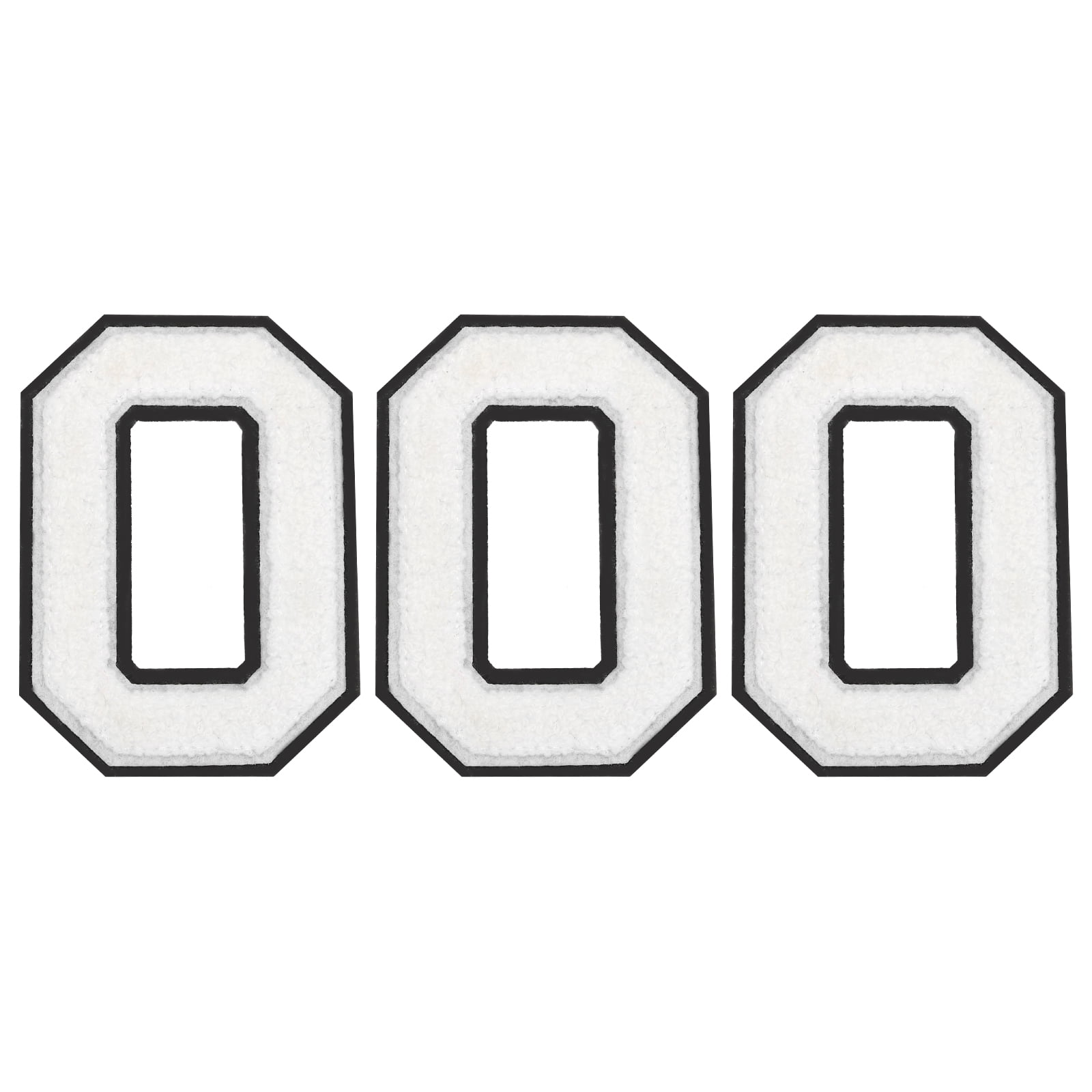 Chenille Letters O Patches 4-1/2 Inch Iron on Letters O Patches Black ...