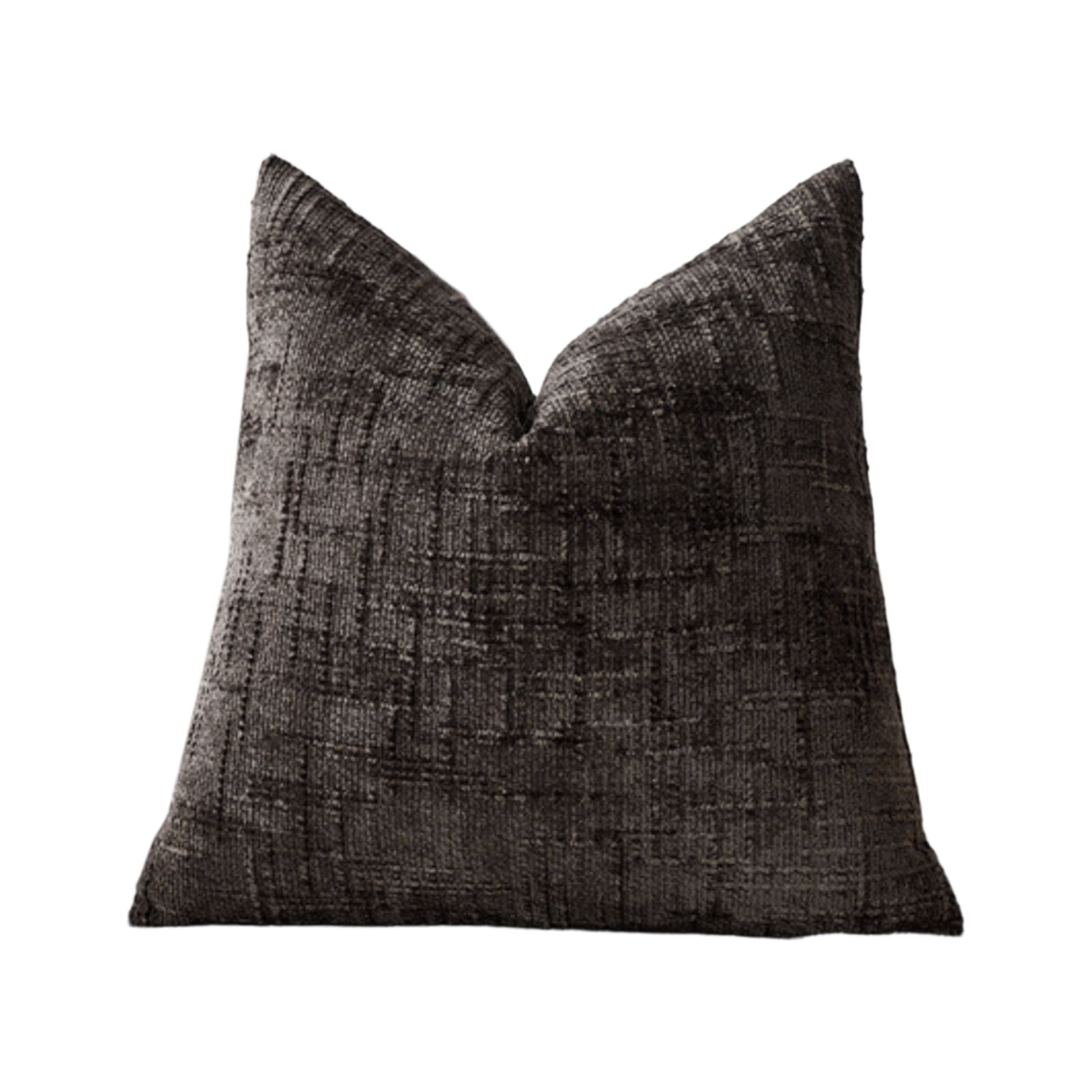Chenille Pillow Cover with Bamboo Pattern 45x45cm Decorative Cushion ...