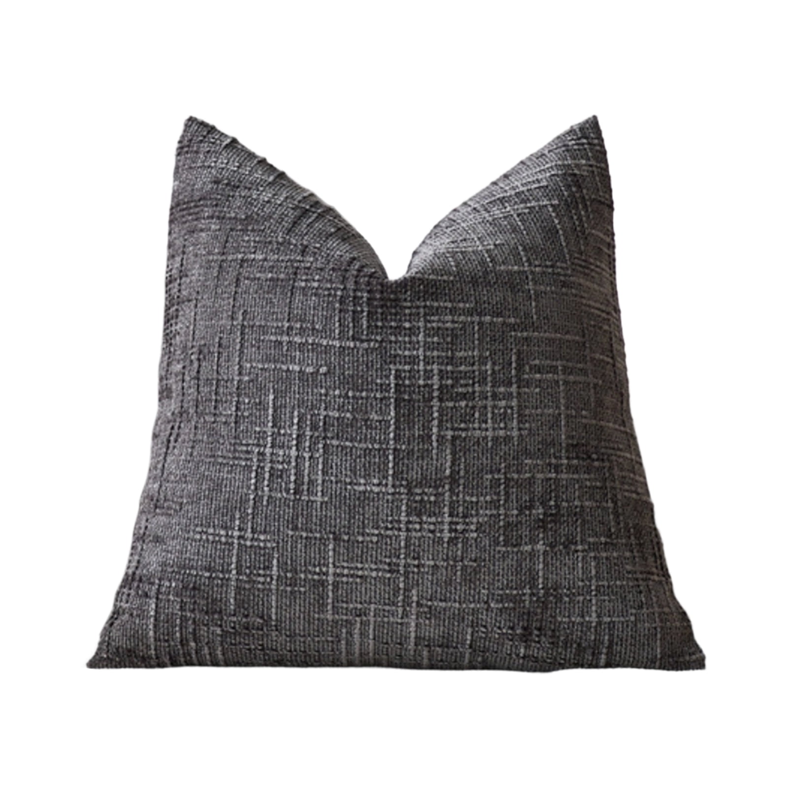 Chenille Pillow Cover with Bamboo Pattern 45x45cm Decorative Cushion ...
