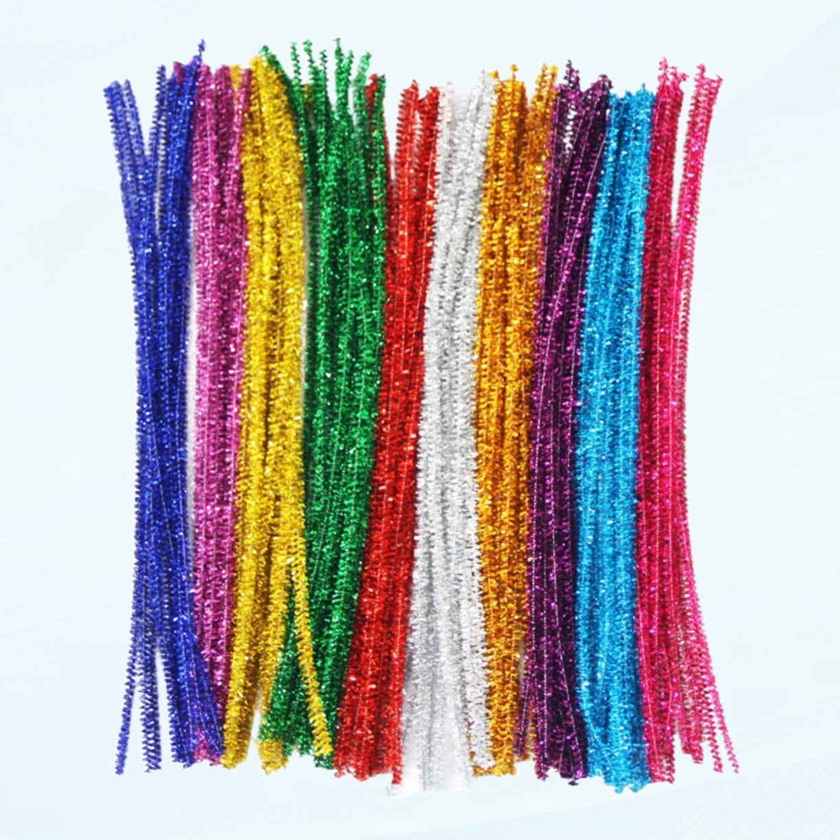 Chenille Pipe Cleaners Craft Set, 400PCS Fluffy Fuzzy Sticks for Kids ...