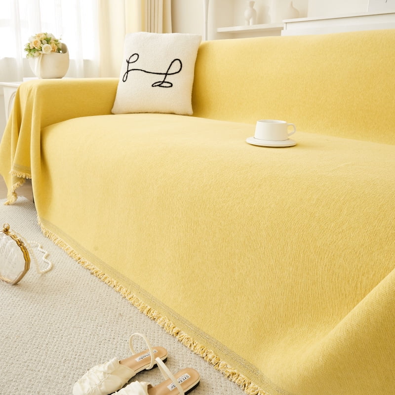 Chenille Sofa Covers, Non Slip Couch Cover, Couch Washable Sectional ...