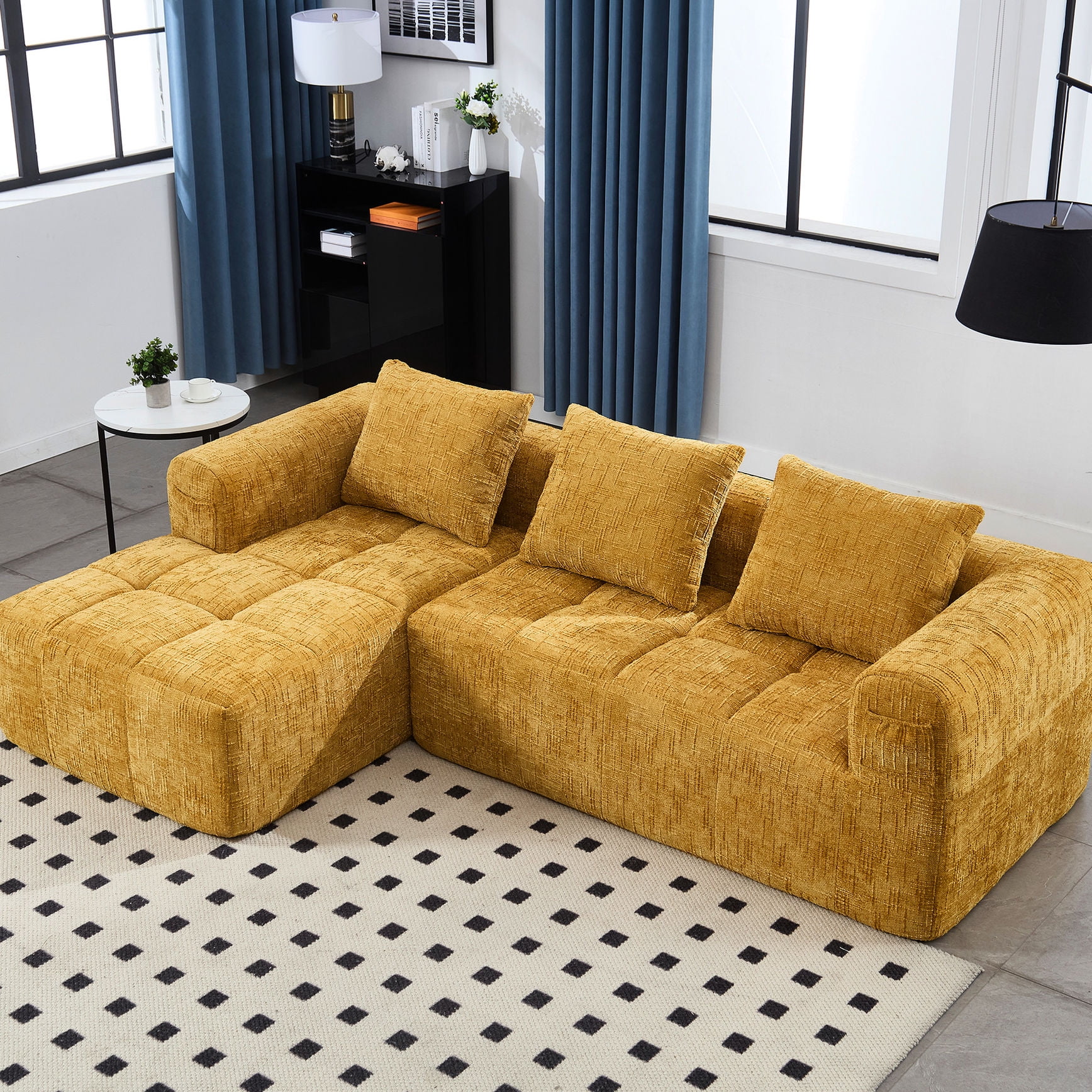 Chenille Sofa, Wear - resistant - Maintain New Appearance - Daily Use ...