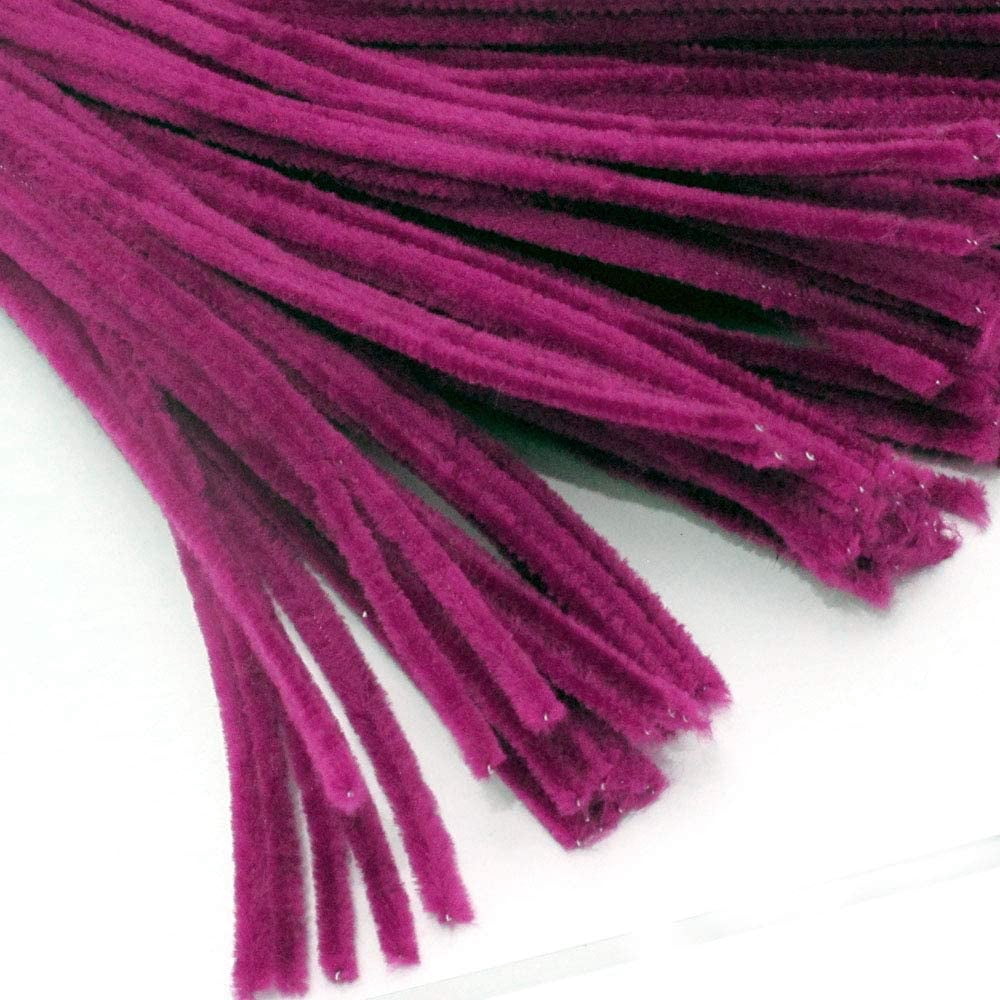 Chenille Stems, Pipe Cleaner, 12-inch (30-cm), 10-pc, Fuchsia - Walmart.com