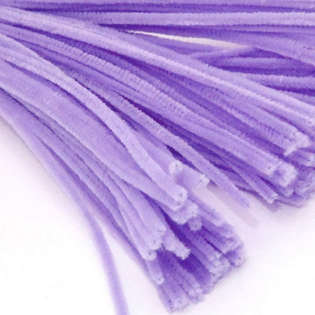 Chenille Stems, Pipe Cleaner, 12-inch (30-cm), 10-pc, Lavender ...