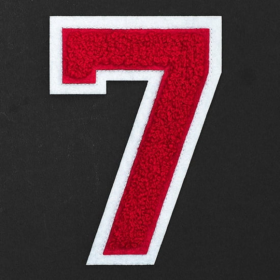 Chenille Stitch Varsity Iron-On Patch by pc, 4-1/2", Red/White, TR ...