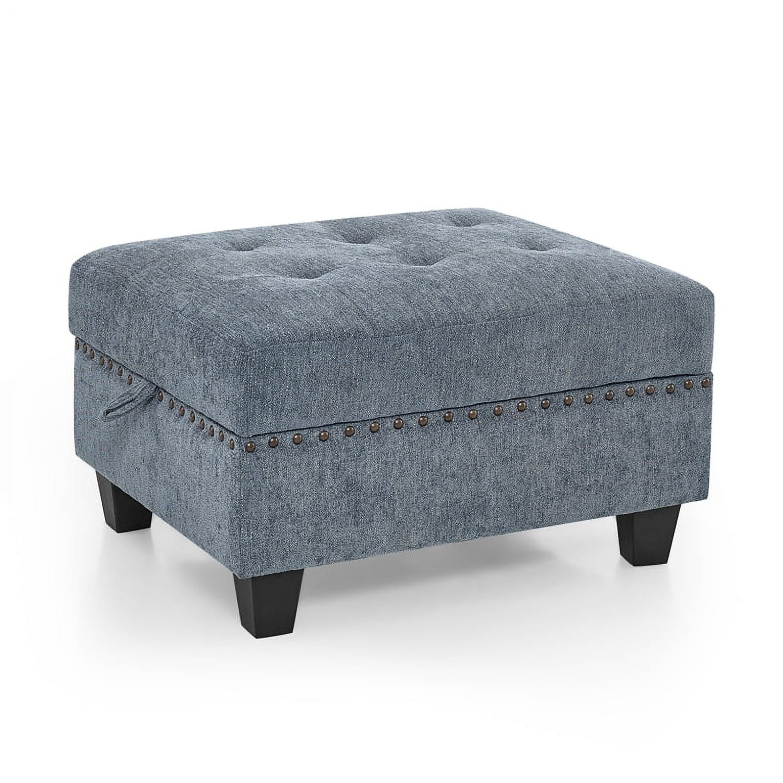 Chenille Storage Ottoma for Modular Sectional Sofa Couch, Rectangular ...