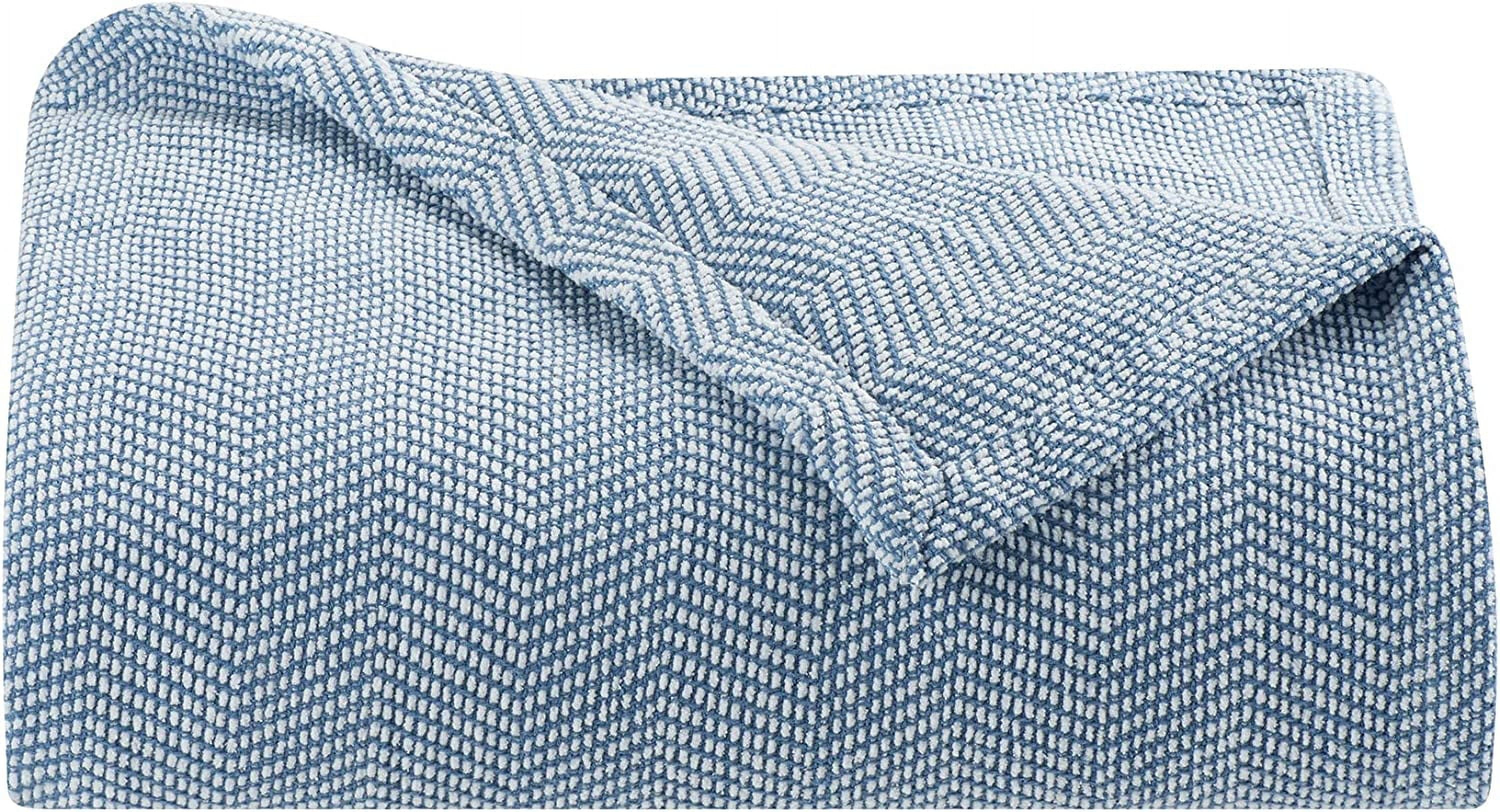 Chenille Throw Blanket - 100% Ringspun Cotton All Season, Luxury Hotel ...