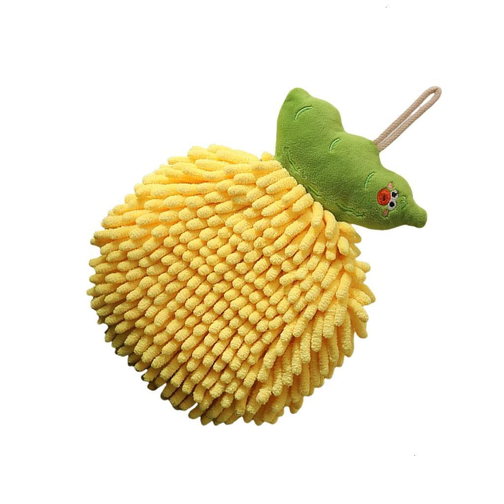 Chenilles Hand Towel Bathroom Kitchen Hand Towel Balls with Hanging ...
