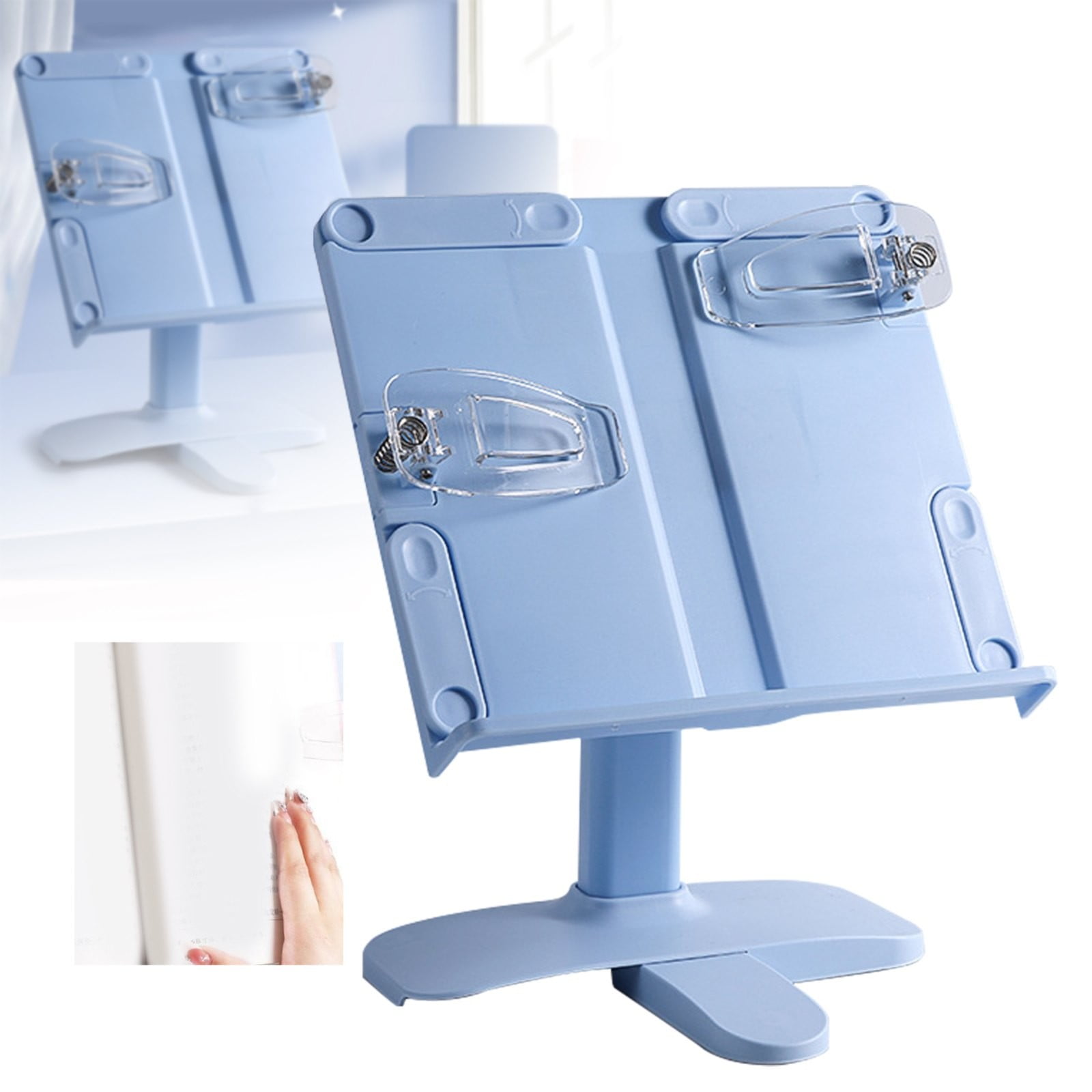 Chenjy Book Stand for Reading, Adjust Height Table Desk Book Reading ...