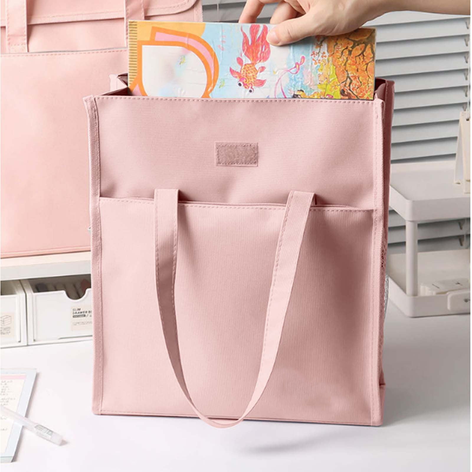 Chenjy Work Tote Bag with File Organizer Box, Foldable Bag for Legal ...