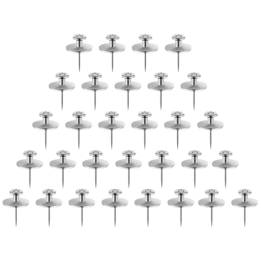 Chenpulu Thumbtack Silver Small Push Pin, 30 Pcs - Walmart.com