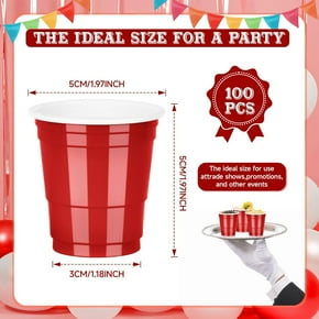 Red Solo Shot Glasses