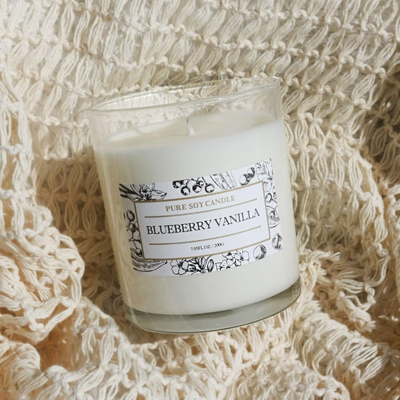 Chenran-Blueberry Summer Candles for Home, Pet Safe Candles Non Toxic, House Decor Aesthetic ...