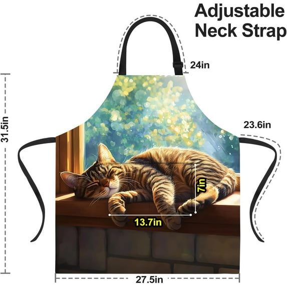 Chenran-Funny Apron for Women Men with 2 Pockets, Adjustable Kitchen ...