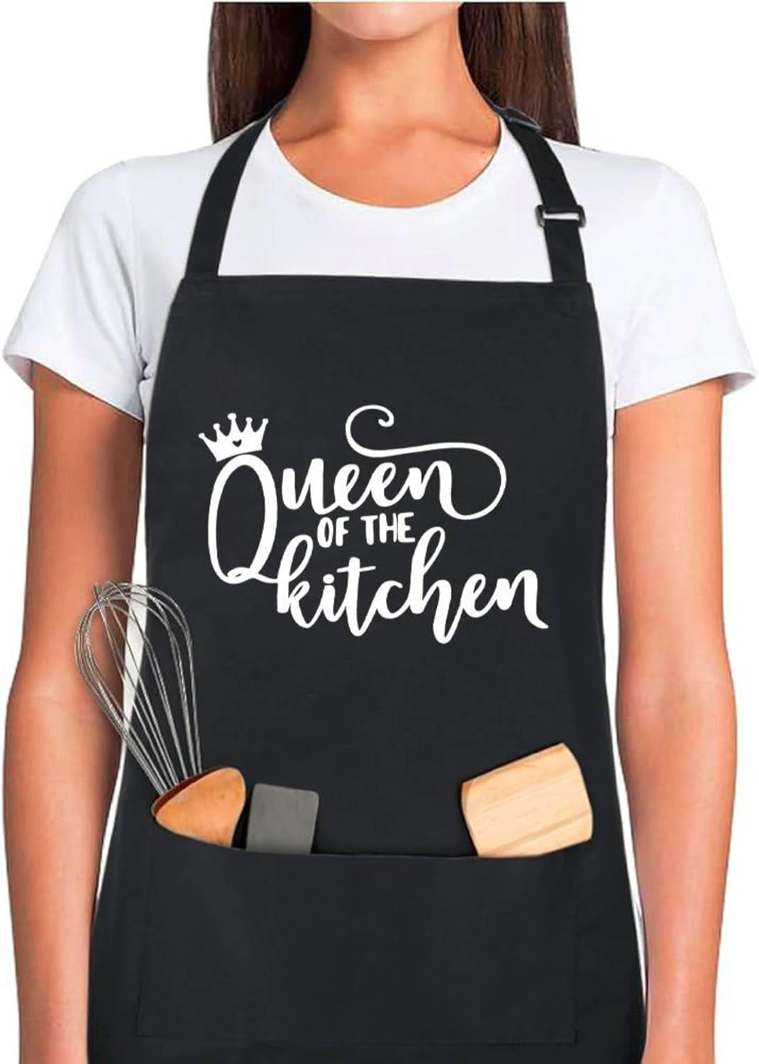Chenran-Funny Baking Aprons for Women Men Cute Bakers Apron Baking ...