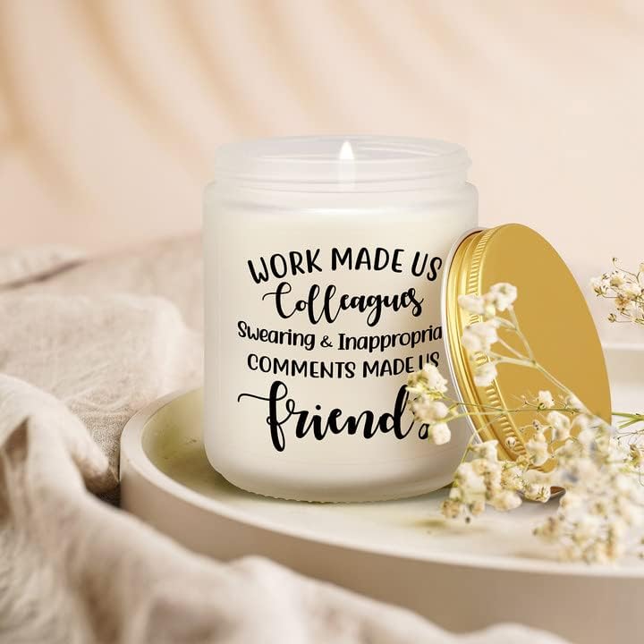 Chenran-Funny Goodbye Gifts for Coworker Leaving - Farewell Candle Gift ...