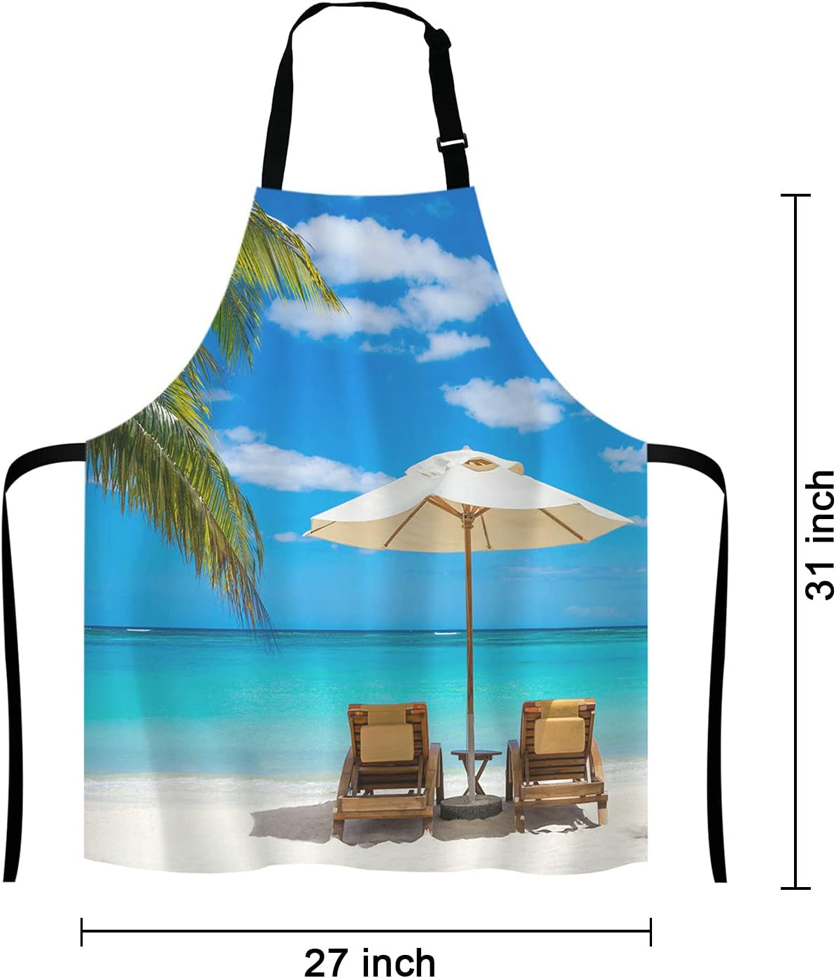 Chenran-Idyllic white beach in front of the turquoise tropical sea ...