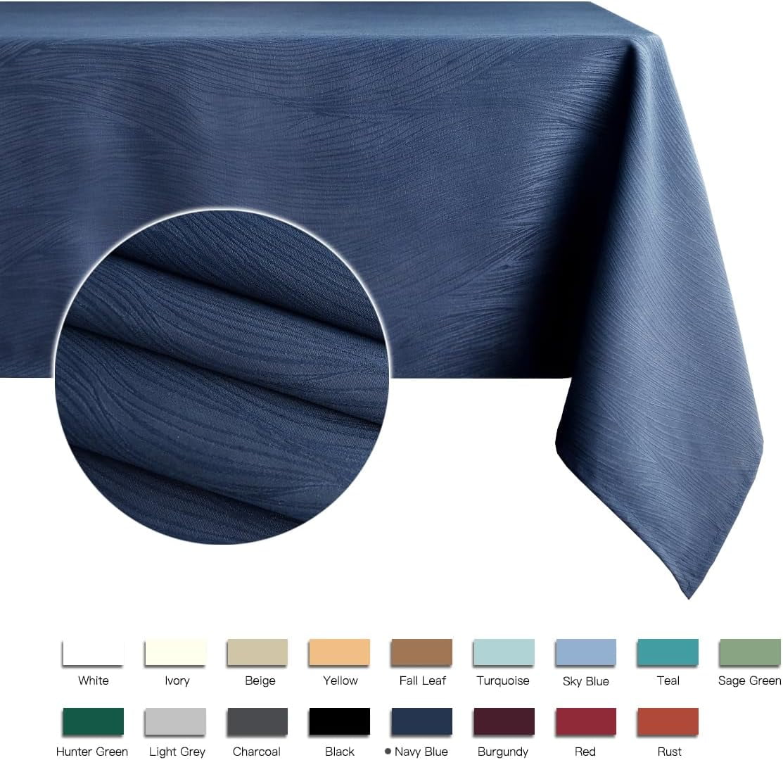 Chenran-Jacquard Table Cloth Waving Pattern Water Proof Wrinkle Free ...